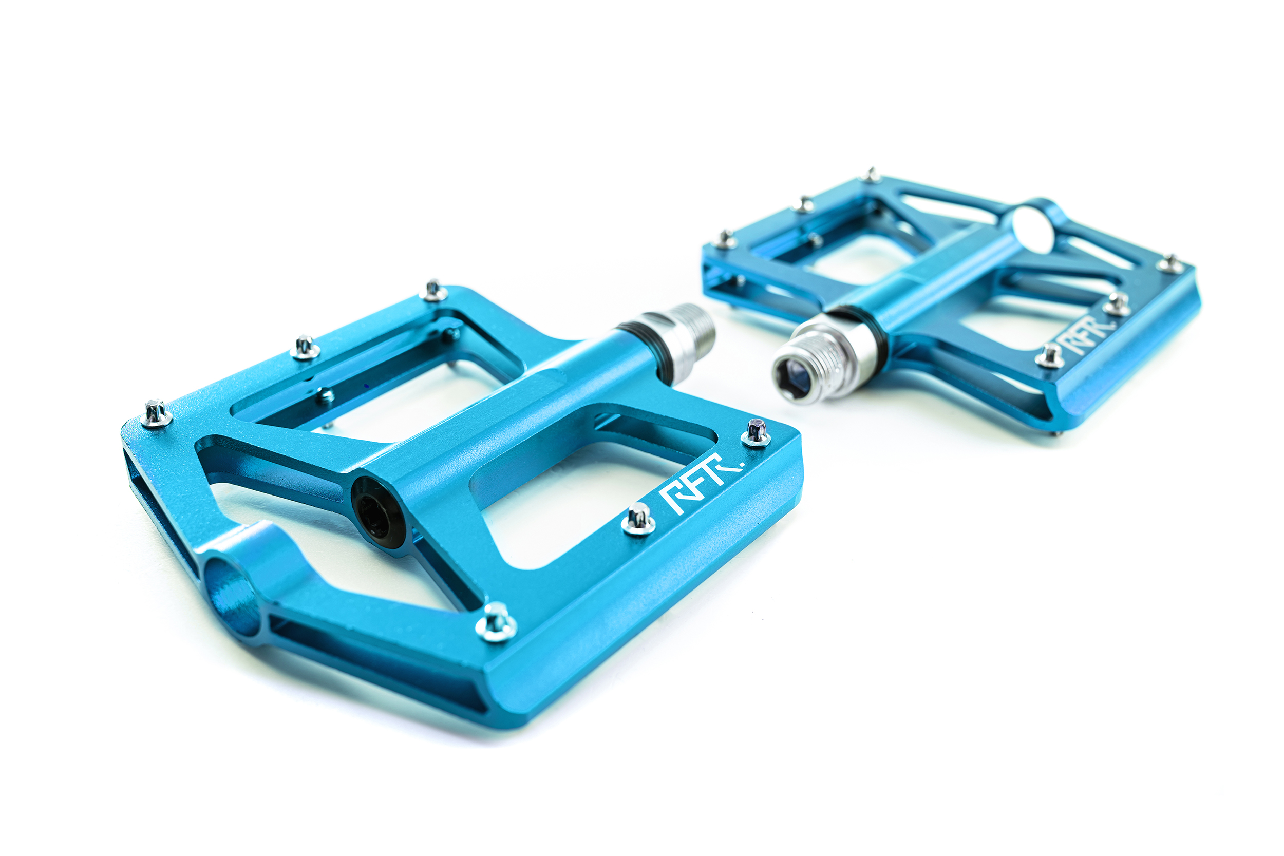 RFR Pedals Flat RACE 2.0 blue- blue – Cube Bikes