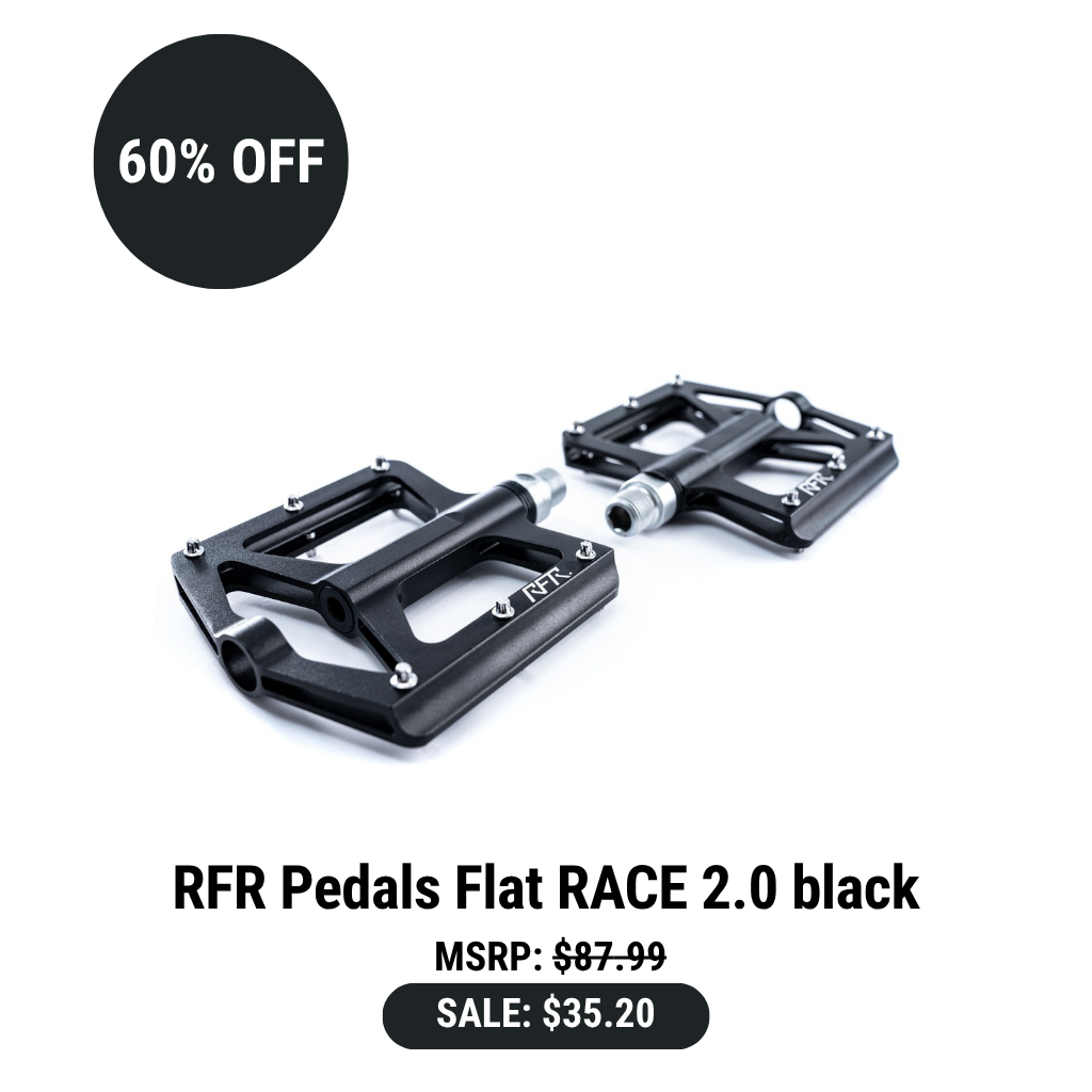 RFR Pedals Flat RACE 2.0 black – Cube Bikes